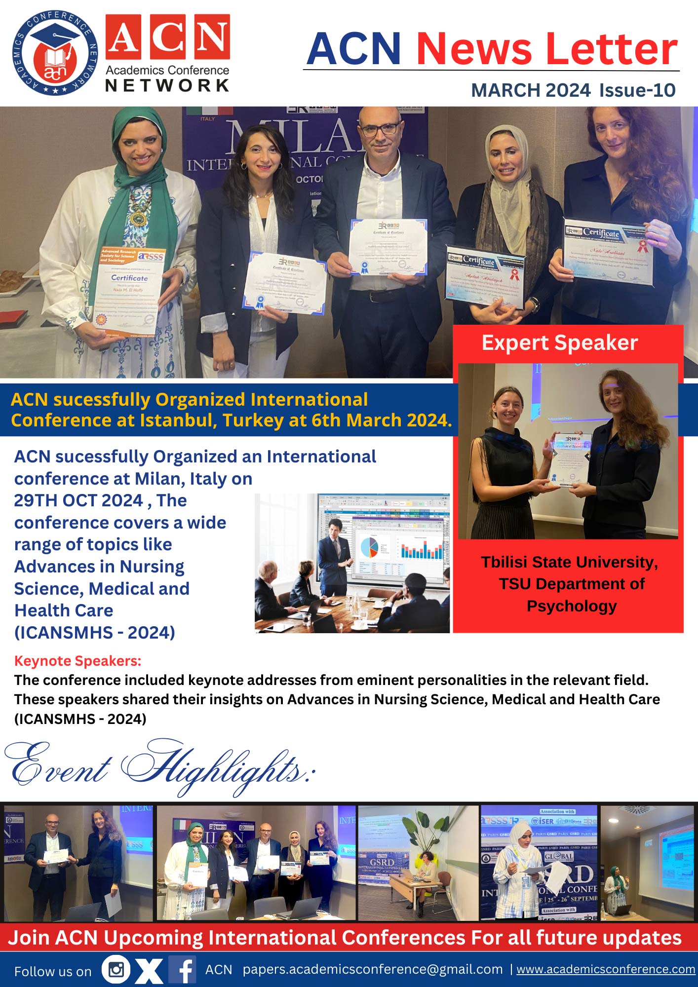 Upcoming International Academics Conference 2026 | ACN